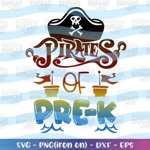 Pirates of PRE-K SVG Pirate theme class teacher design ideas | Etsy