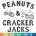 Peanuts and Cracker Jacks Svg Baseball Svg Baseball Quote Svg Print Cut ...