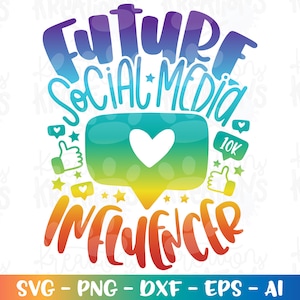 Future Social Media Influencer Svg Makeup Artist Vlogger Girl Brand ...