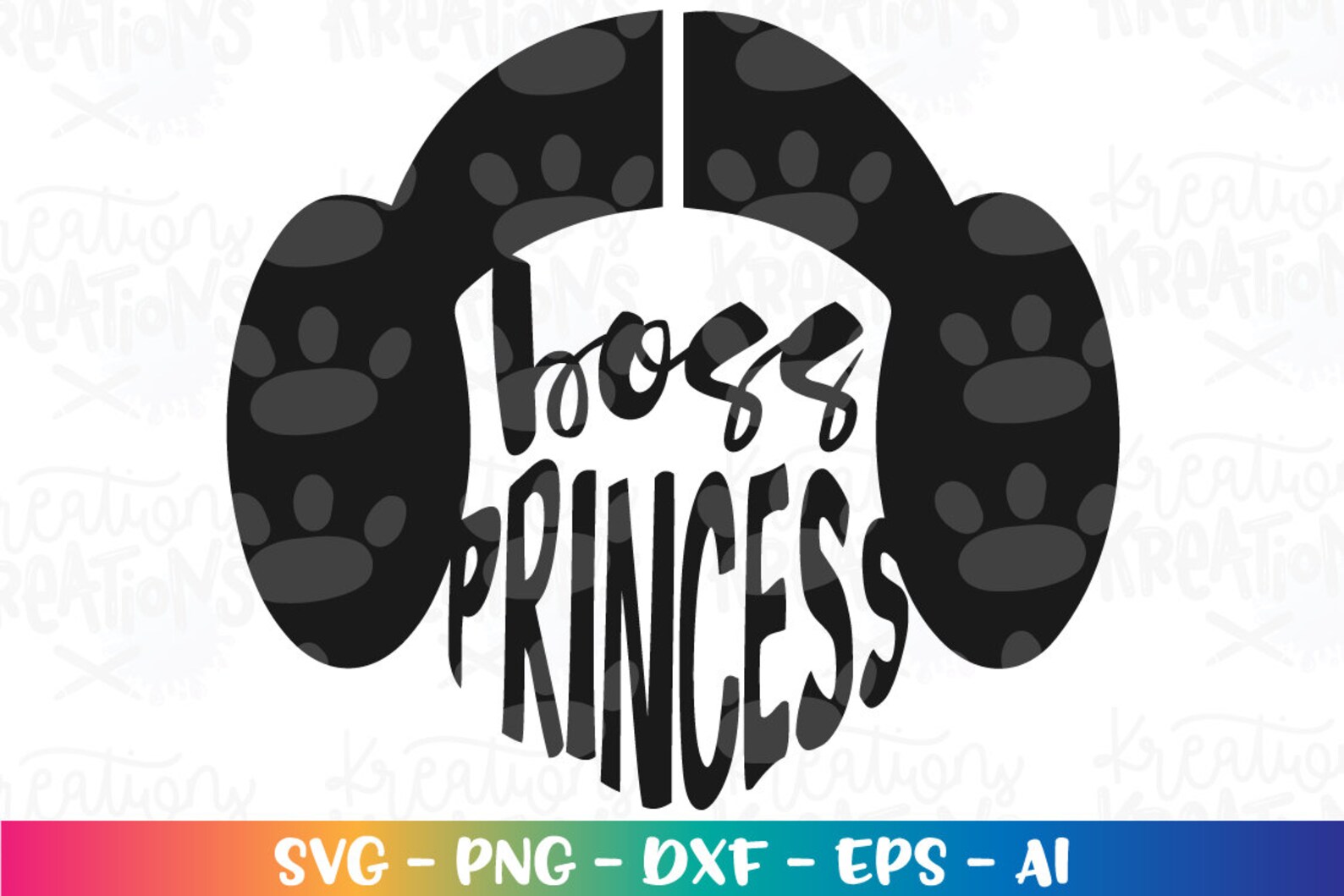Boss Princess SVG Cut Cuttable Cutting Files Cricut Silhouette ...