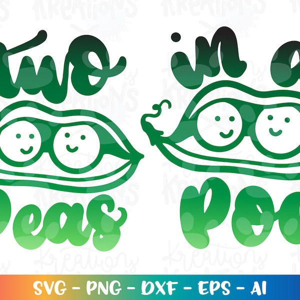 Two Peas in a Pod - Etsy