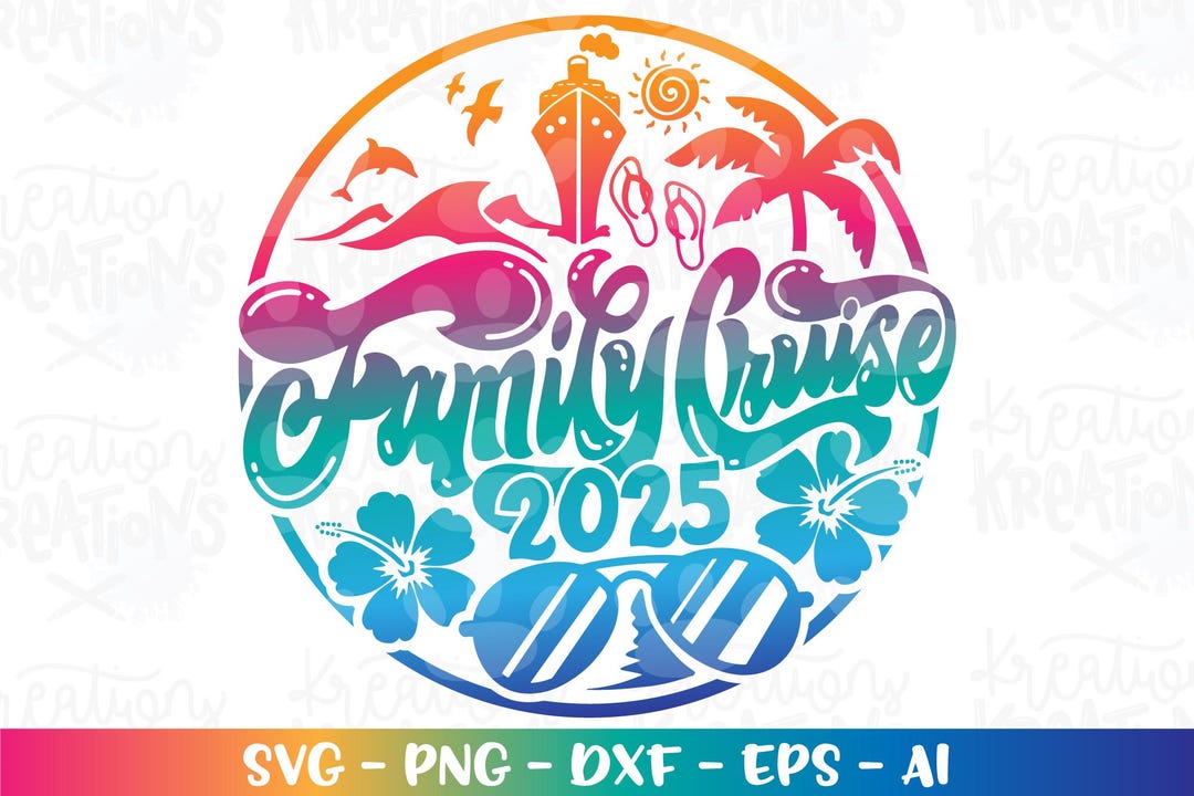 Cruise Ship Svg FAMILY Cruise Emblem Cruisin' Cruise Shirt Print Svg ...