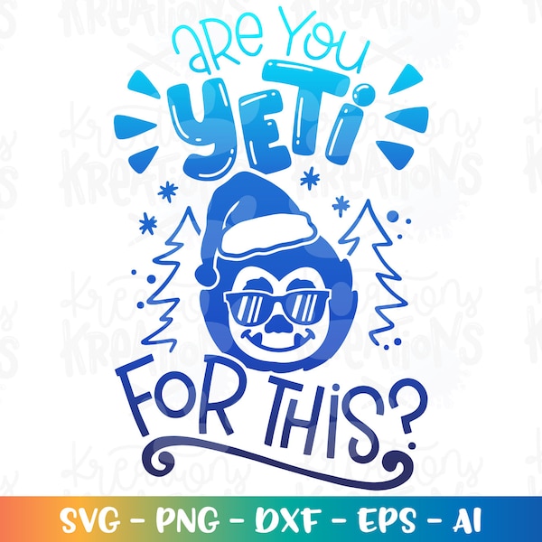 Yeti Kids Svg - Etsy