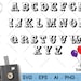 Circus Alphabet OUTLINED Letters CUT FILE Svg Circus Theme Letters Svg ...