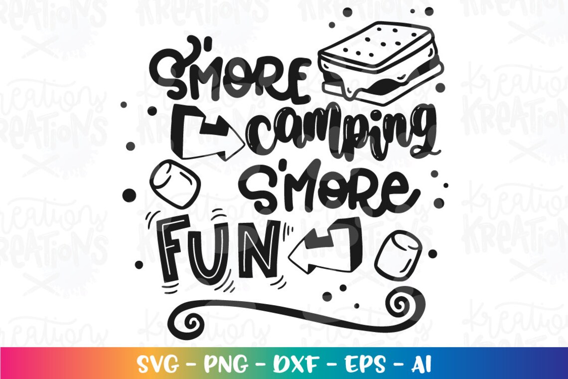 S'more Camping S'more Fun SVG S'mores Summer Shirt - Etsy