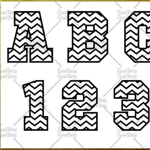Chevron Border - Etsy