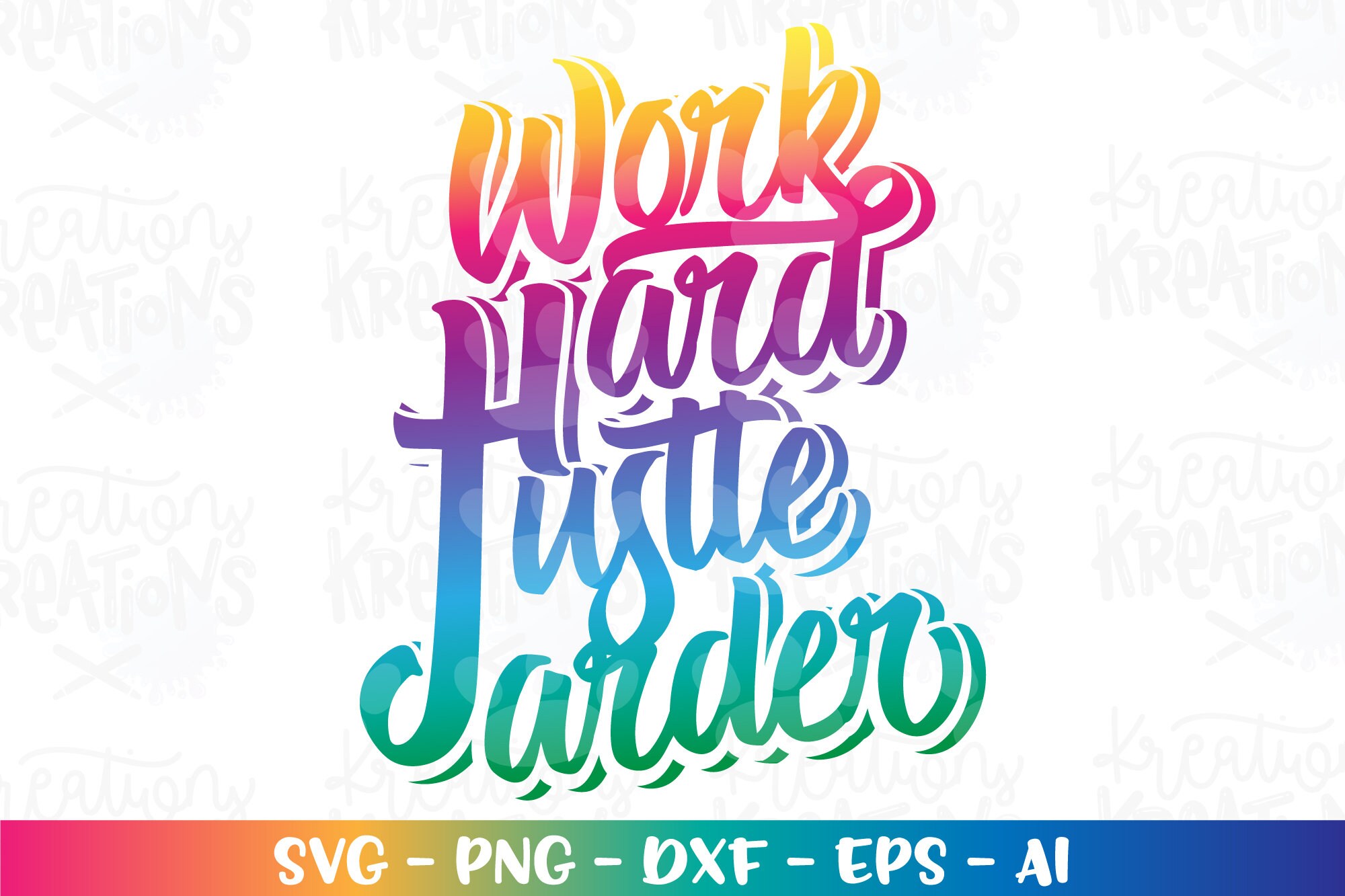 Hustle SVG Work Hard Svg Hustle Harder Svg Hustle Quotes Tee - Etsy