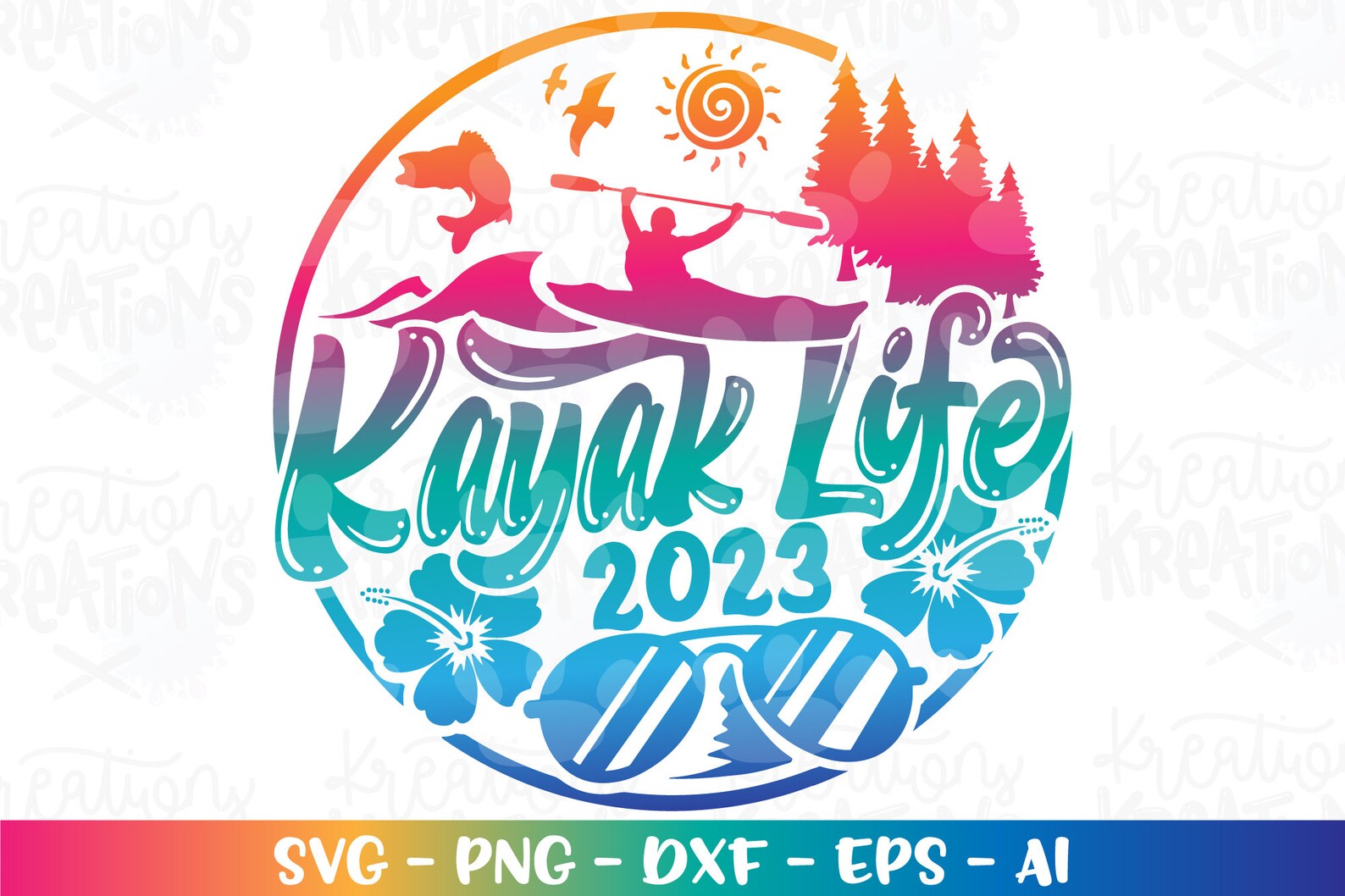 Kayak Life Svg Kayak Svg Lake Life Svg Sports Kayaking Fish - Etsy