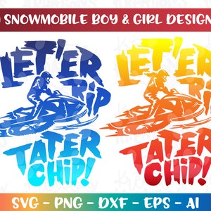 Snowmobile Bundle Svg Clipart Snow Mobile Girl Boy Winter Svg Christmas ...
