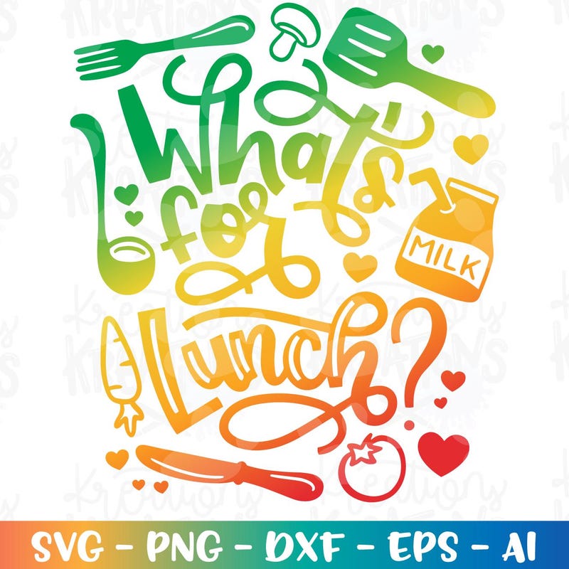 Lunch Time Clip Art - Etsy