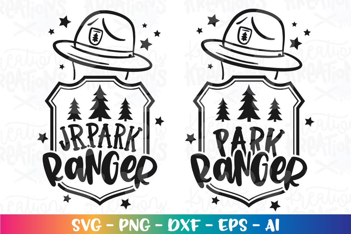 Park Ranger Svg Junior Park Ranger Camping Forest Mountains - Etsy