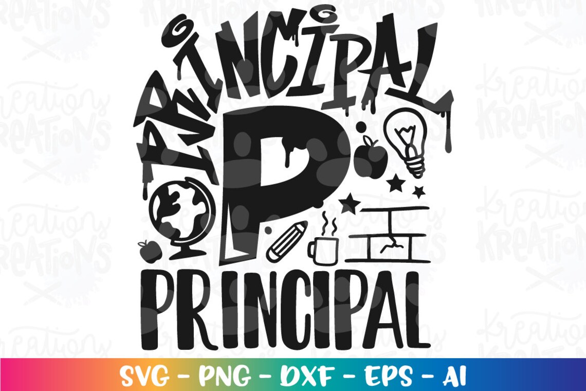 Back to School Svg School PRINCIPAL Svg Class Graffiti Style - Etsy