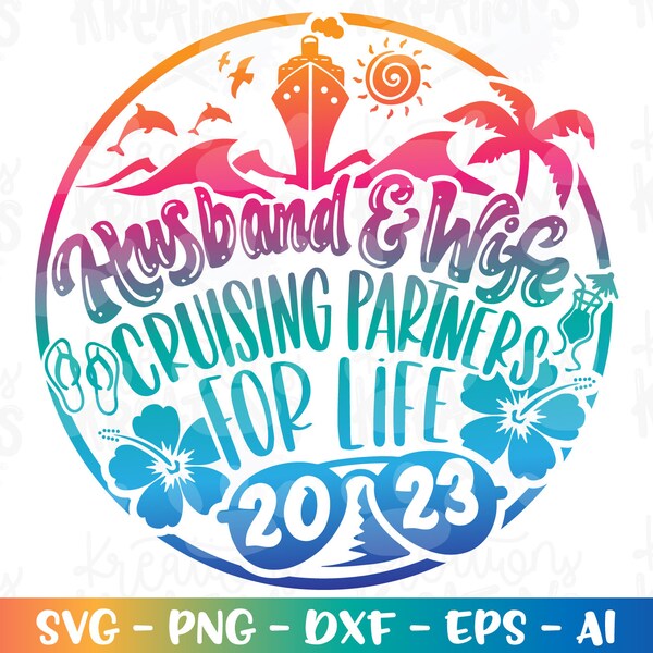 Husband and Wife Cruise Partners for Life Svg - Etsy Ireland