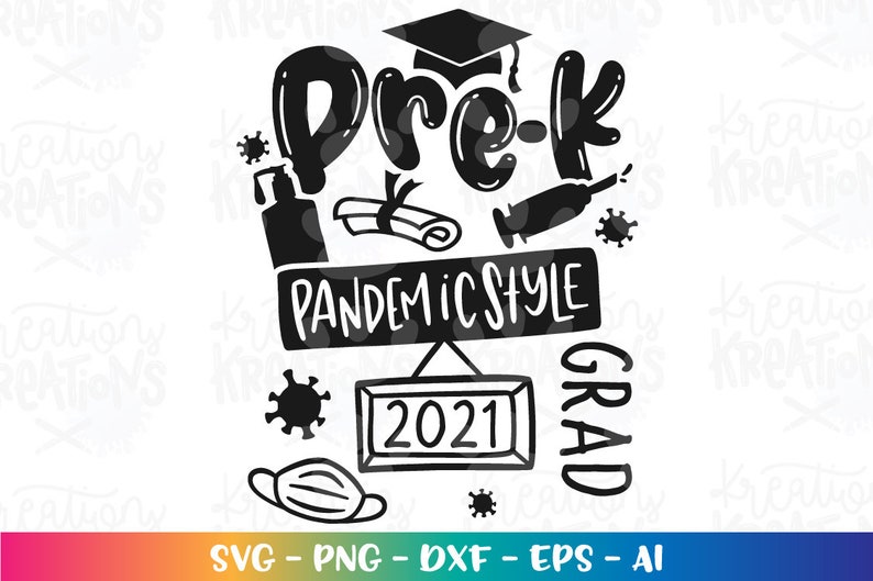 PREK Graduate SVG Pre-k Pre Kindergarten 2021 Graduation | Etsy