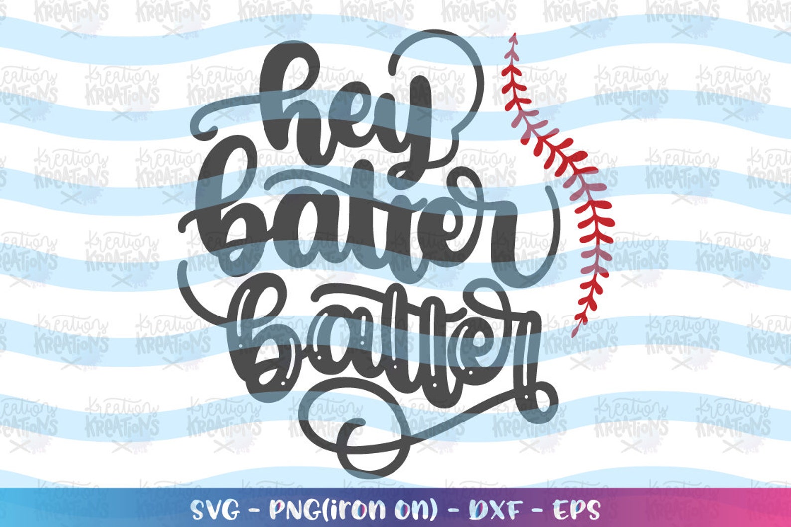 Hey Batter Batter SVG Baseball saying girl Softball girl svg | Etsy