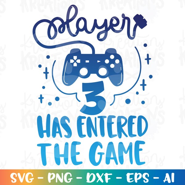 Player 3 Has Entered - Etsy
