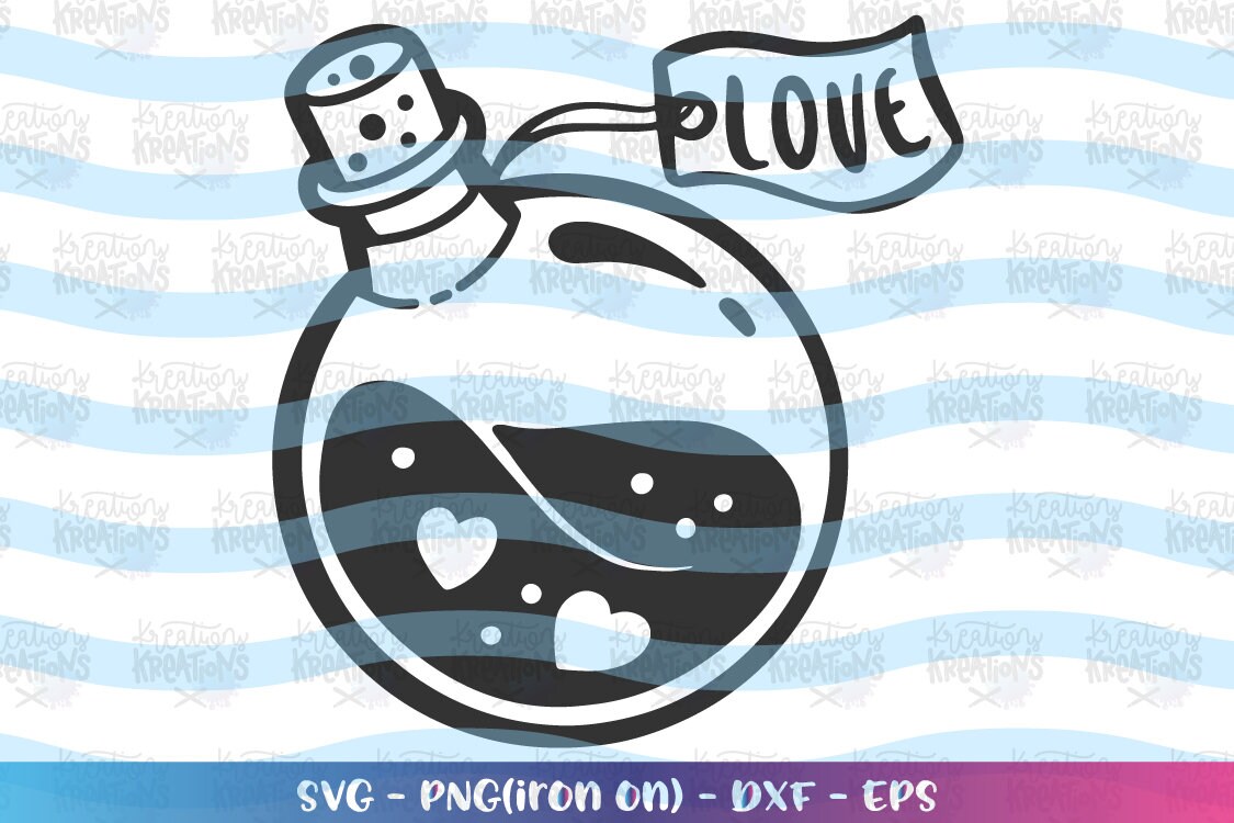 Love Potion SVG Valentine's Day Love Bottle Shirt Print | Etsy