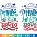 Birthday Rodeo Theme SVG One My First Rodeo Girl Boy Horse Stick ...