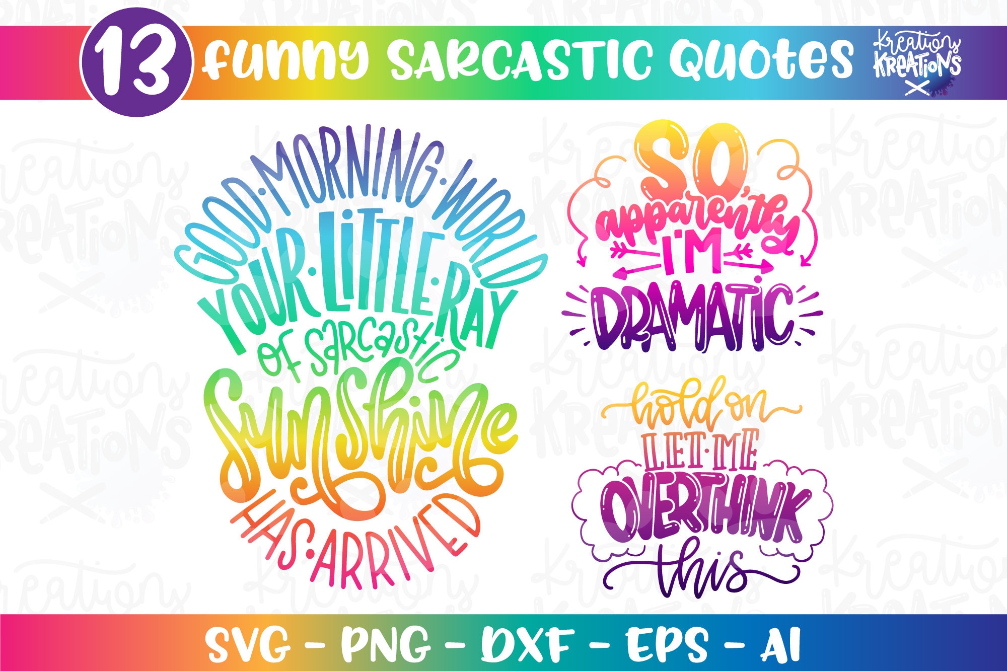Sarcastic Bundle Svg 13 Designs Quotes and Sayings Funny Print - Etsy