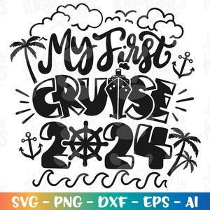 My First CRUISE Svg Cruise Ship Family Friends Cousins Print Iron ...
