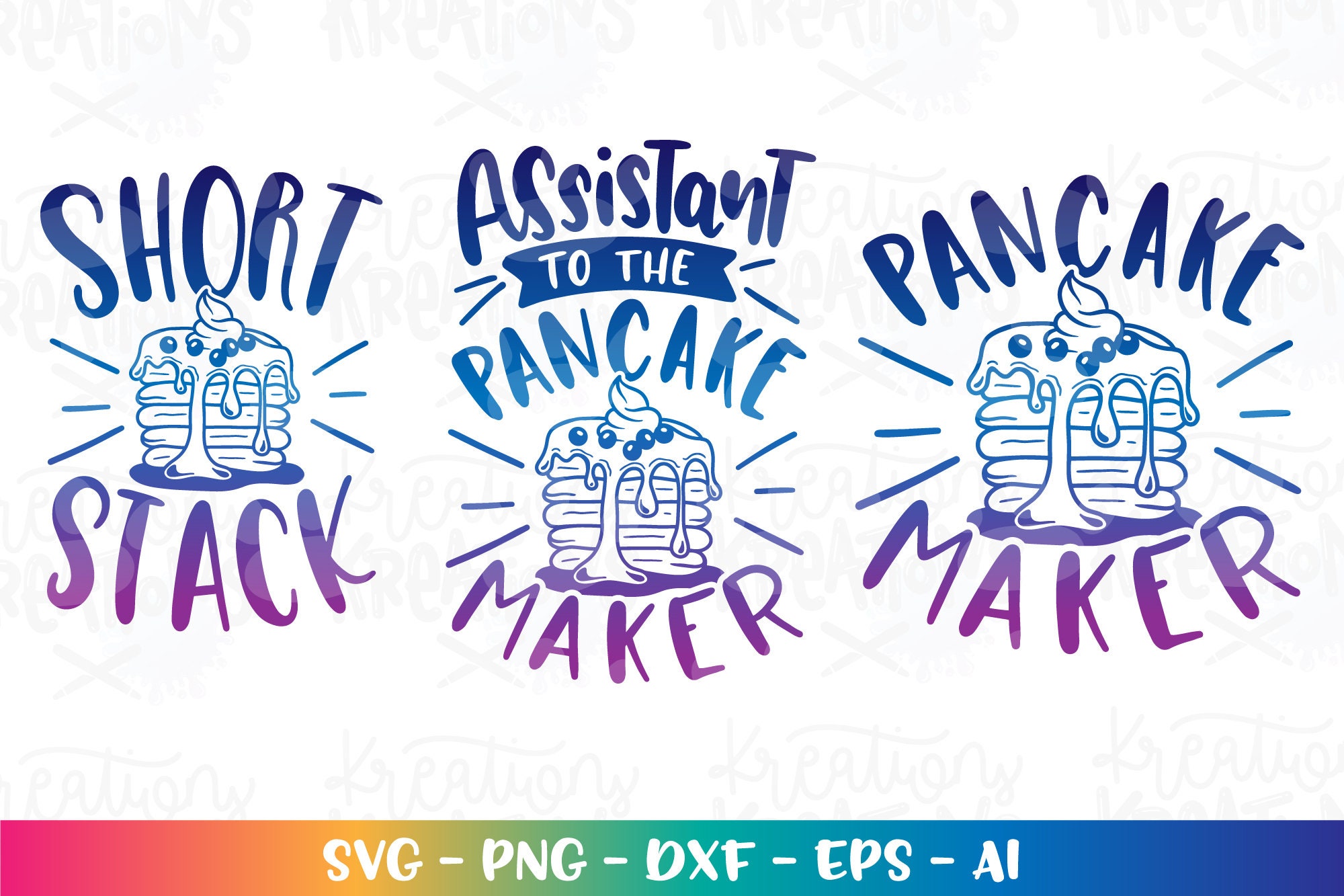 Pancake Maker SVG Assistant to the Pancake Eater Svg Short Stack Baby ...