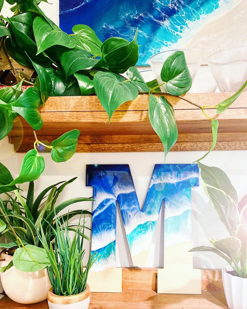 Custom Wooden Beach Letters - Etsy