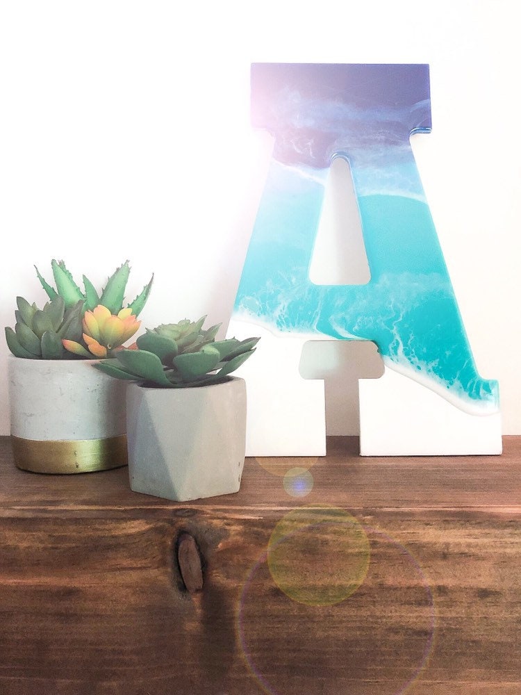 Custom Wooden Beach Letters - Etsy