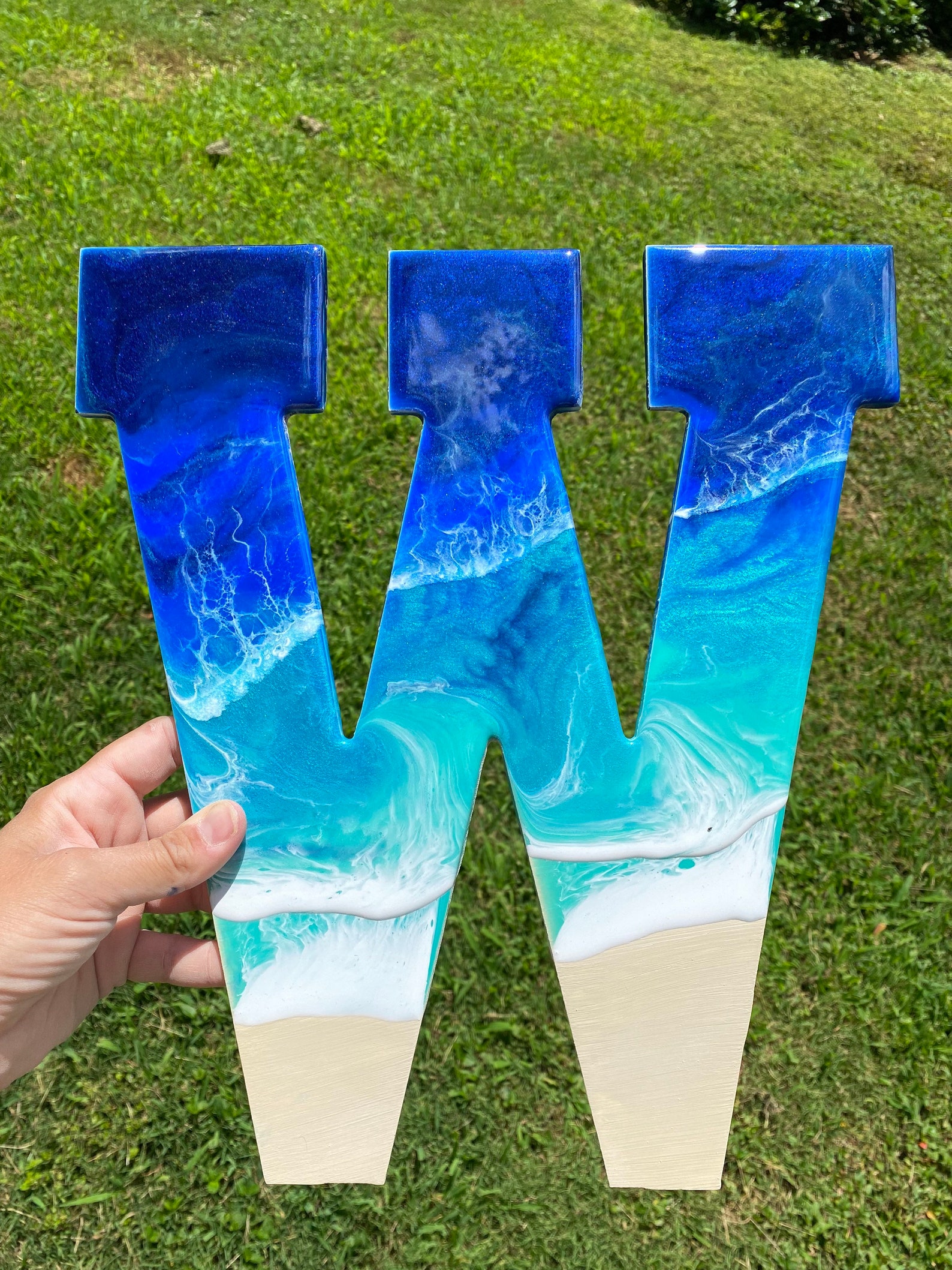 Custom Wooden Beach Letters - Etsy