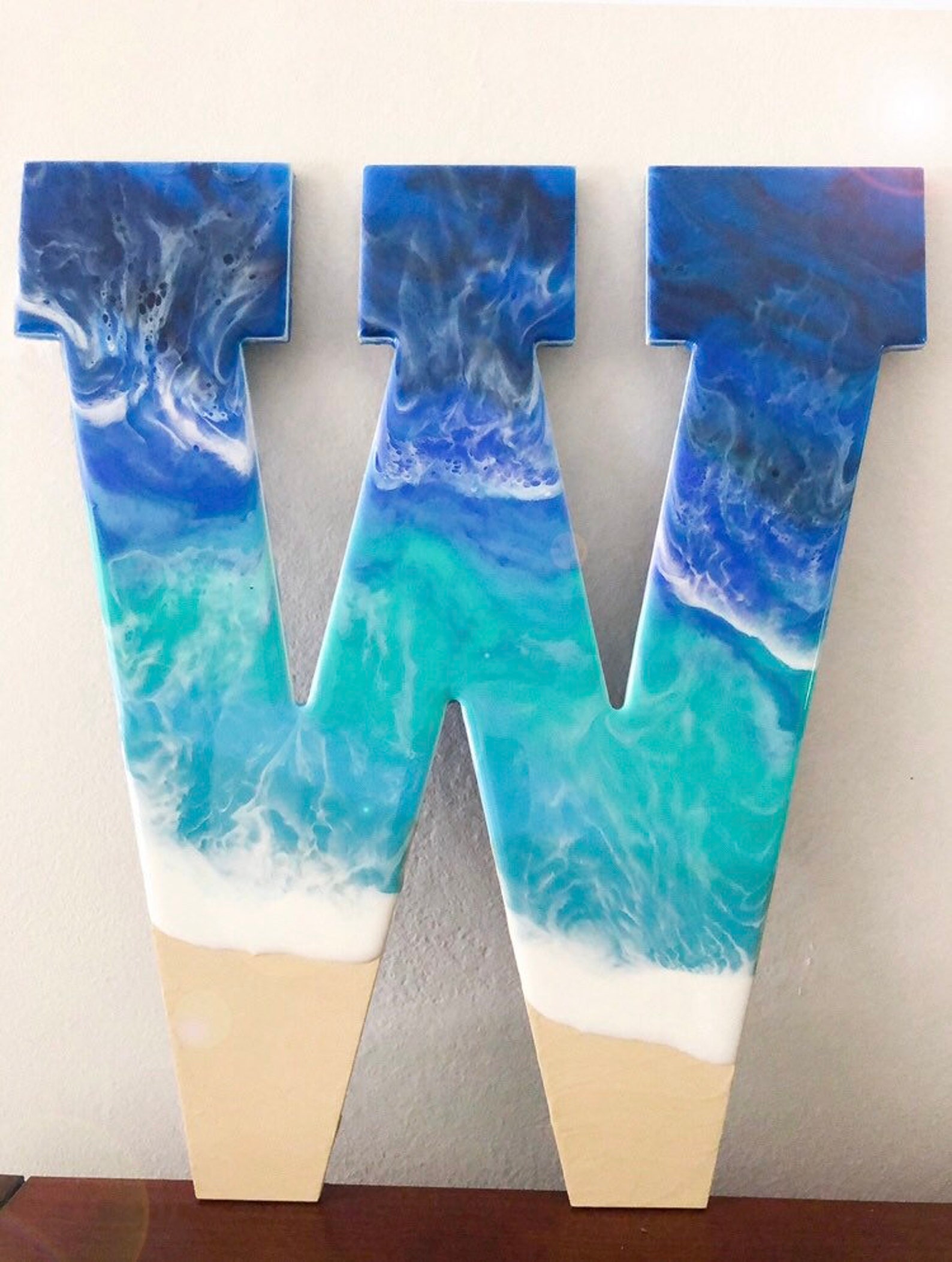Custom Wooden Beach Letters - Etsy