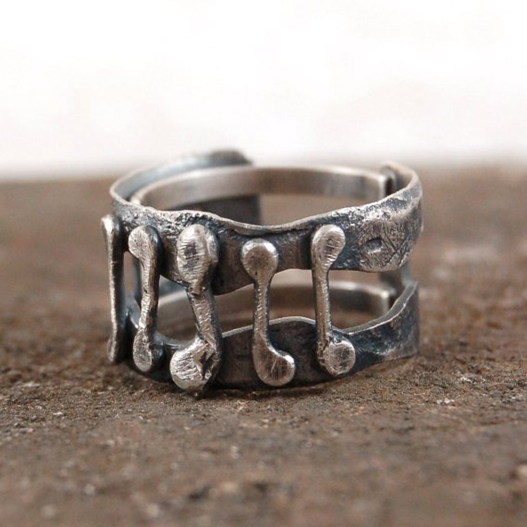 Man Silver Modern Ring, Men's Ring, Man's Ring, Unisex Ring - Etsy