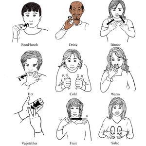 BSL british Sign Language 4 Printable Illustrated Learning Pages ...