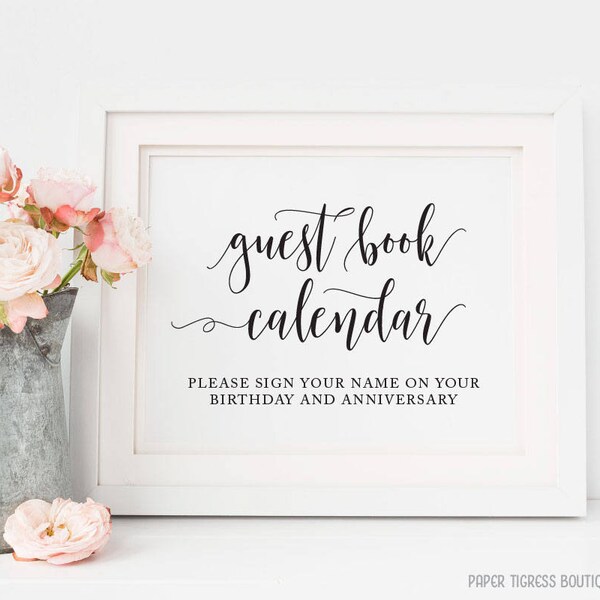 Wedding Sign in Book - Etsy