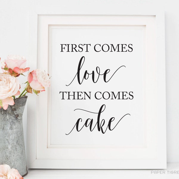 First Comes Love - Etsy