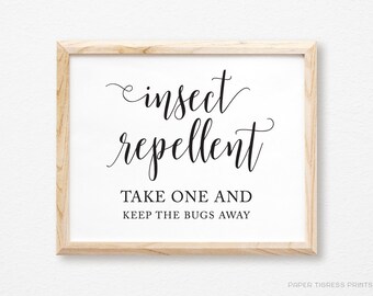 Keep Away Bugs Sign - Etsy Ireland