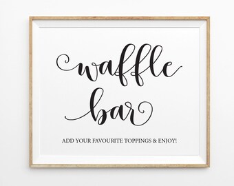 Waffle Bar Party - Etsy