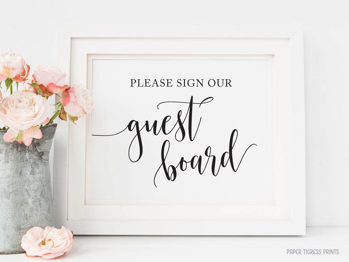 Sign Wedding Guest Board at Isabella Embry blog