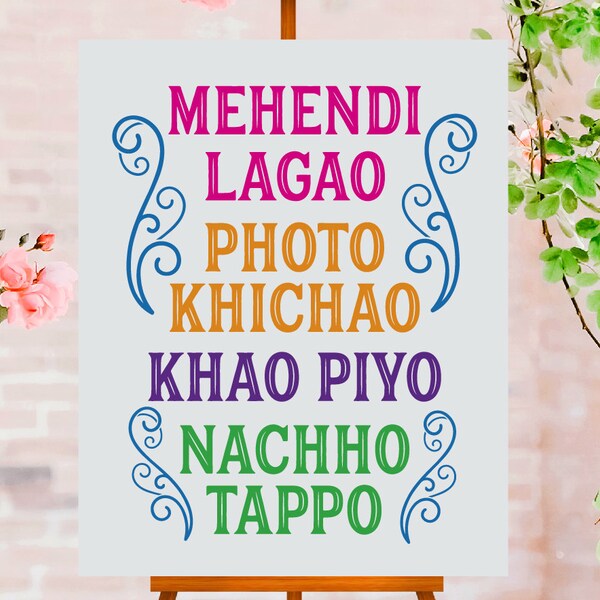 Mehndi Sign Board - Etsy