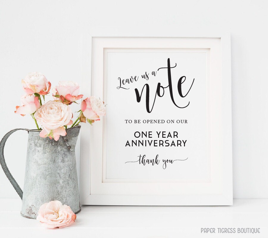 Printable Leave a Note Wedding Sign DIY Wedding Printables | Etsy