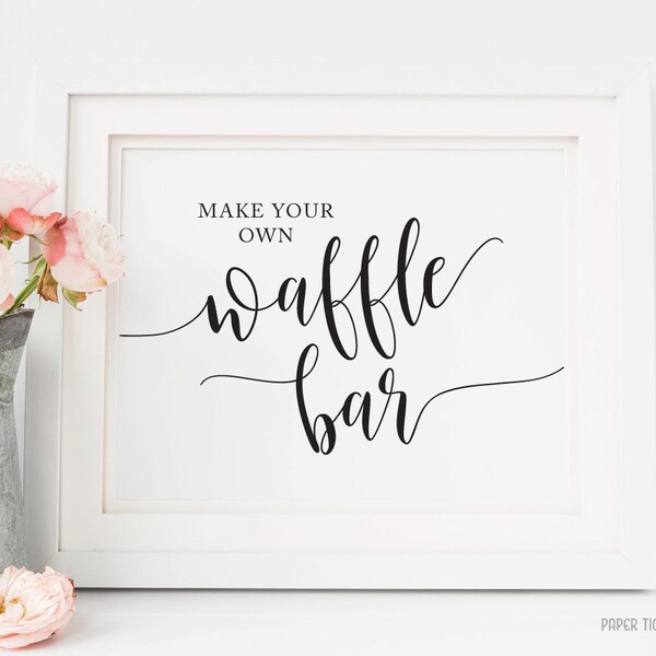 Wedding Waffle Bar - Etsy
