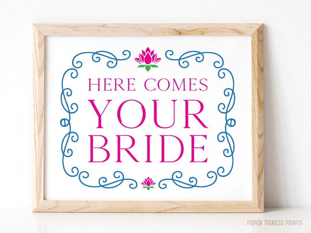 Indian Bridal Entry Sign, Swag Wali Bride, Desi Wedding Sign Printable ...