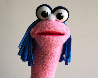 Sock Puppet Hand Puppet With Moving Mouth Fun & Education | Etsy