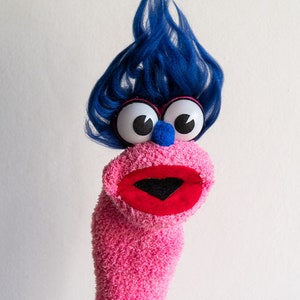 Crazy Sock Puppet Hand Puppet With Moving Mouth Fun & - Etsy