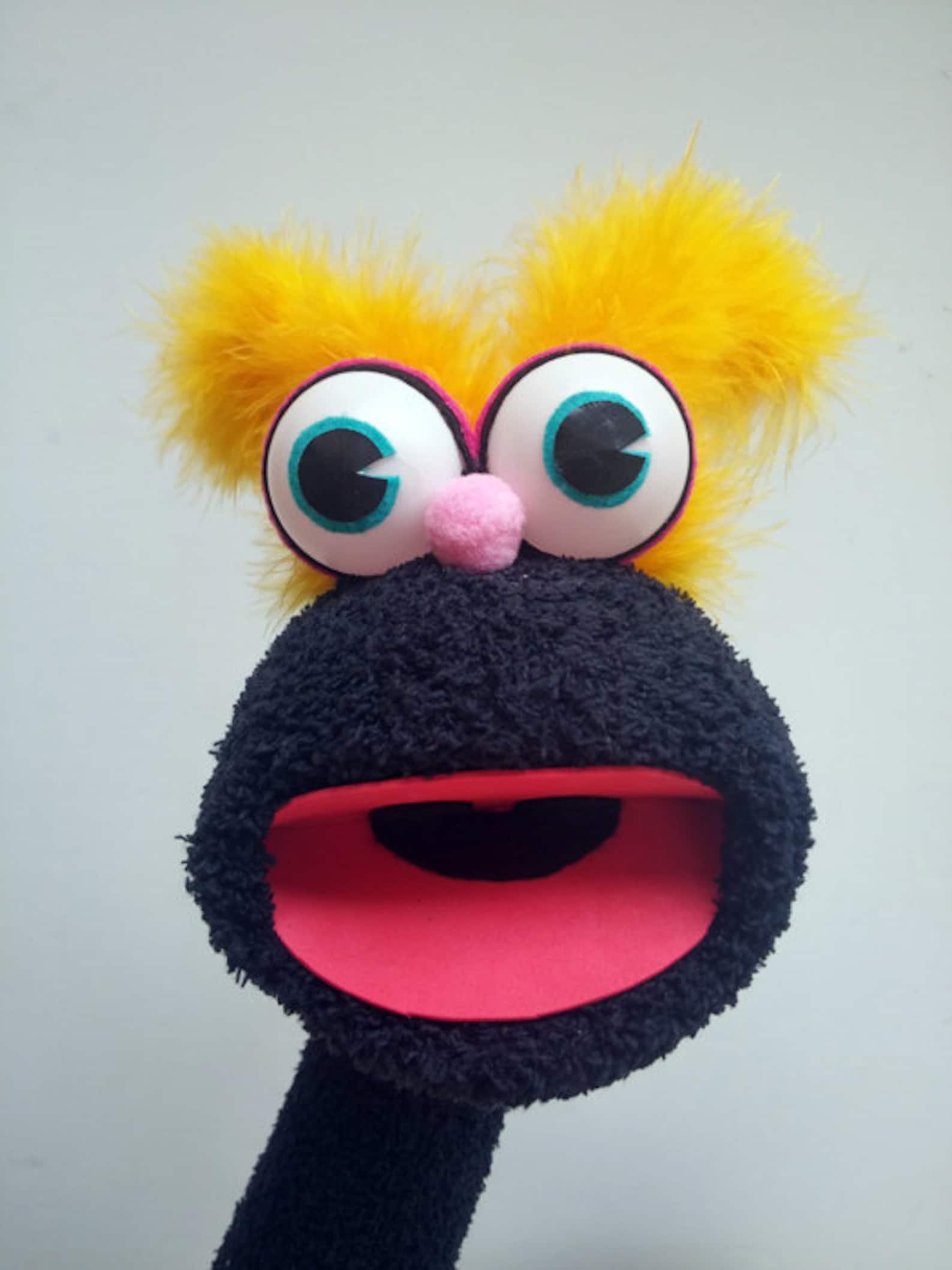 Sock Puppet Hand Made Puppet With Moving Mouth Fun & Education - Etsy