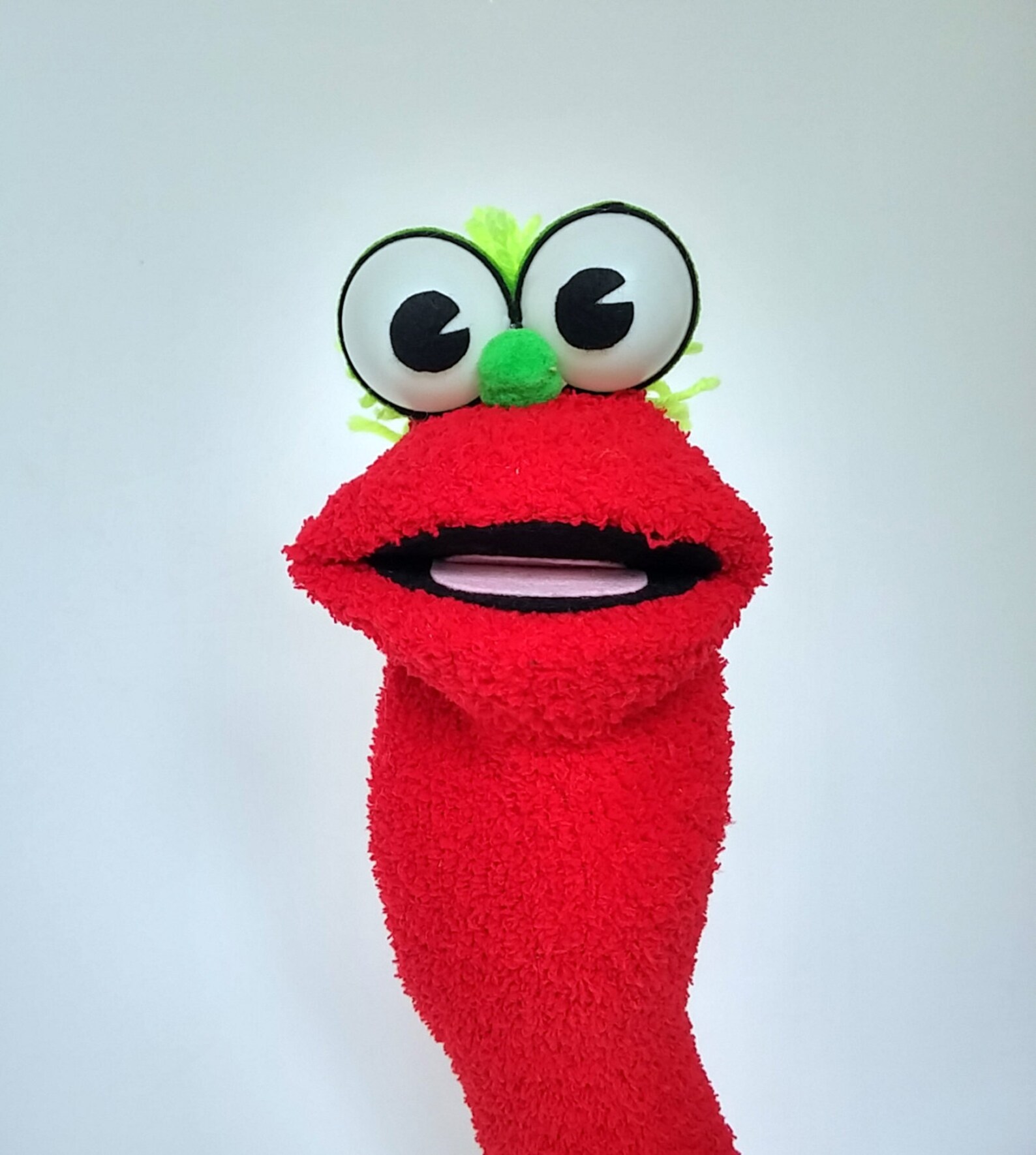 Sock Puppet hand Puppet with moving mouth fun & education | Etsy