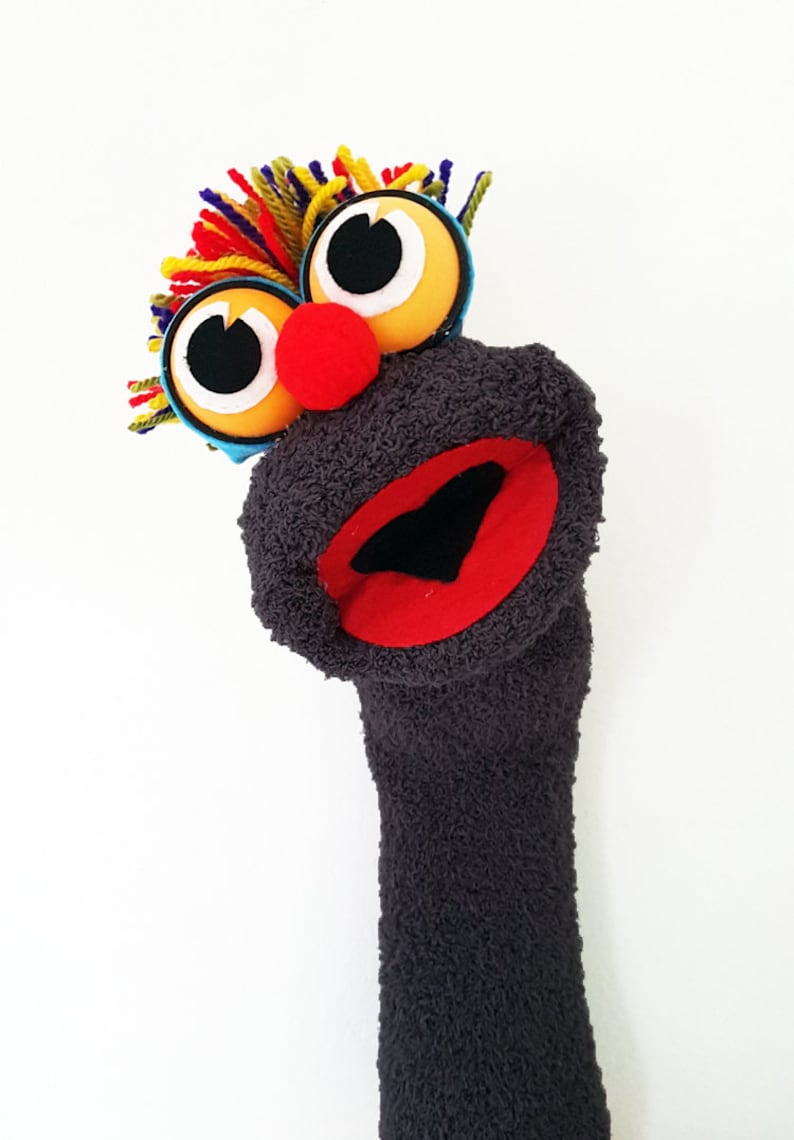 Sock Puppet Hand Puppet With Moving Mouth Fun & Education - Etsy