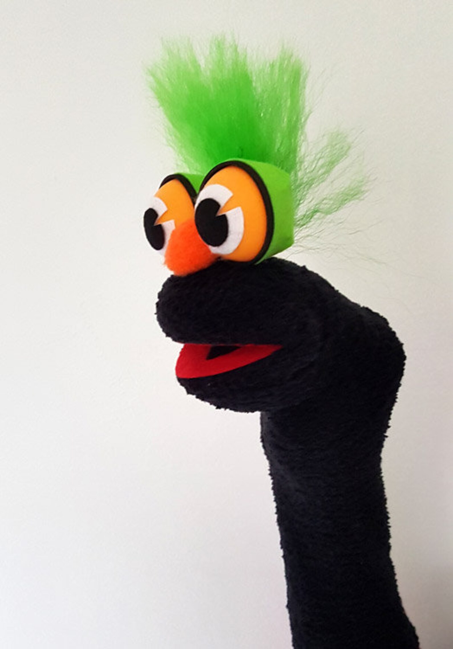 Sock Puppet Hand Puppet Red Hair Hand Puppet With Moving - Etsy