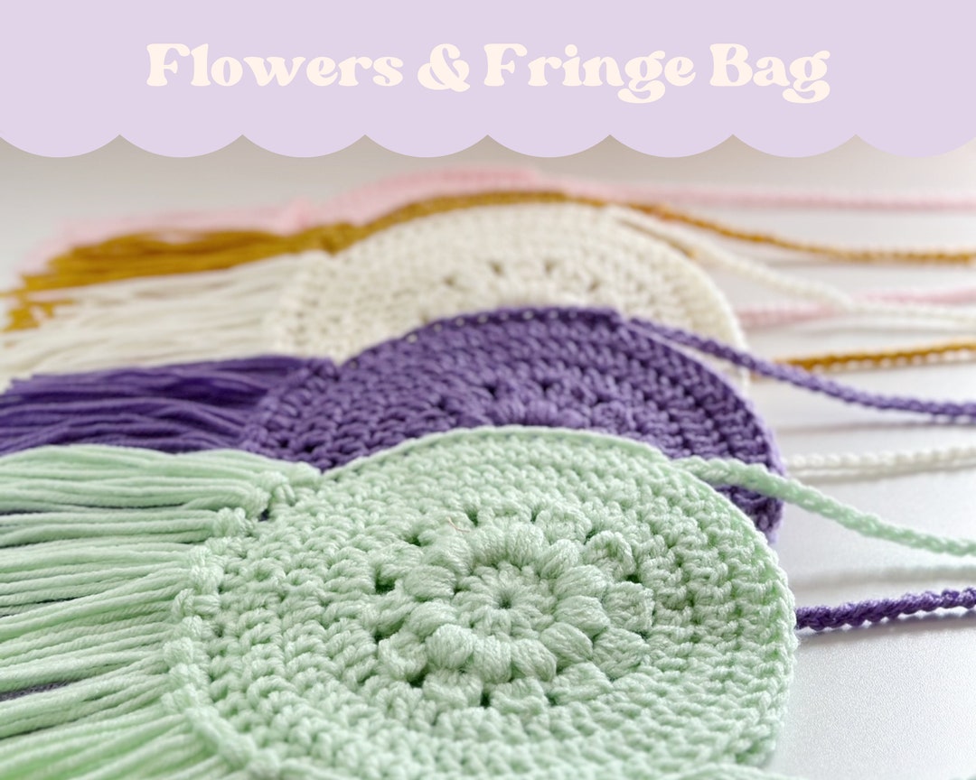 Flowers and Fringe Boho Bitty Bag Mini Bag Toddler & Girls - Etsy