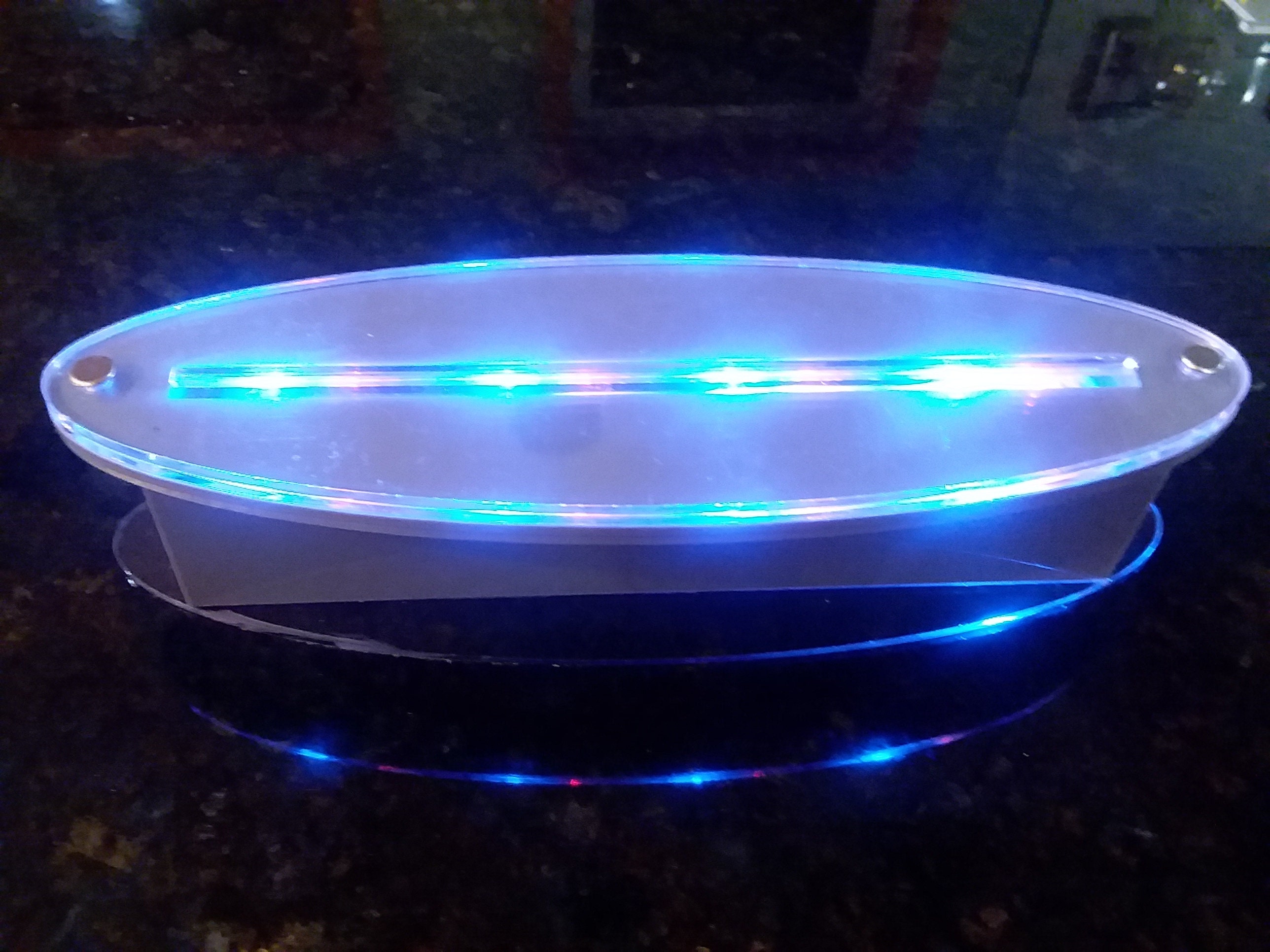 Personalized LED Desk Table Sign - 8" X 8" Special Event Cake Topper ...