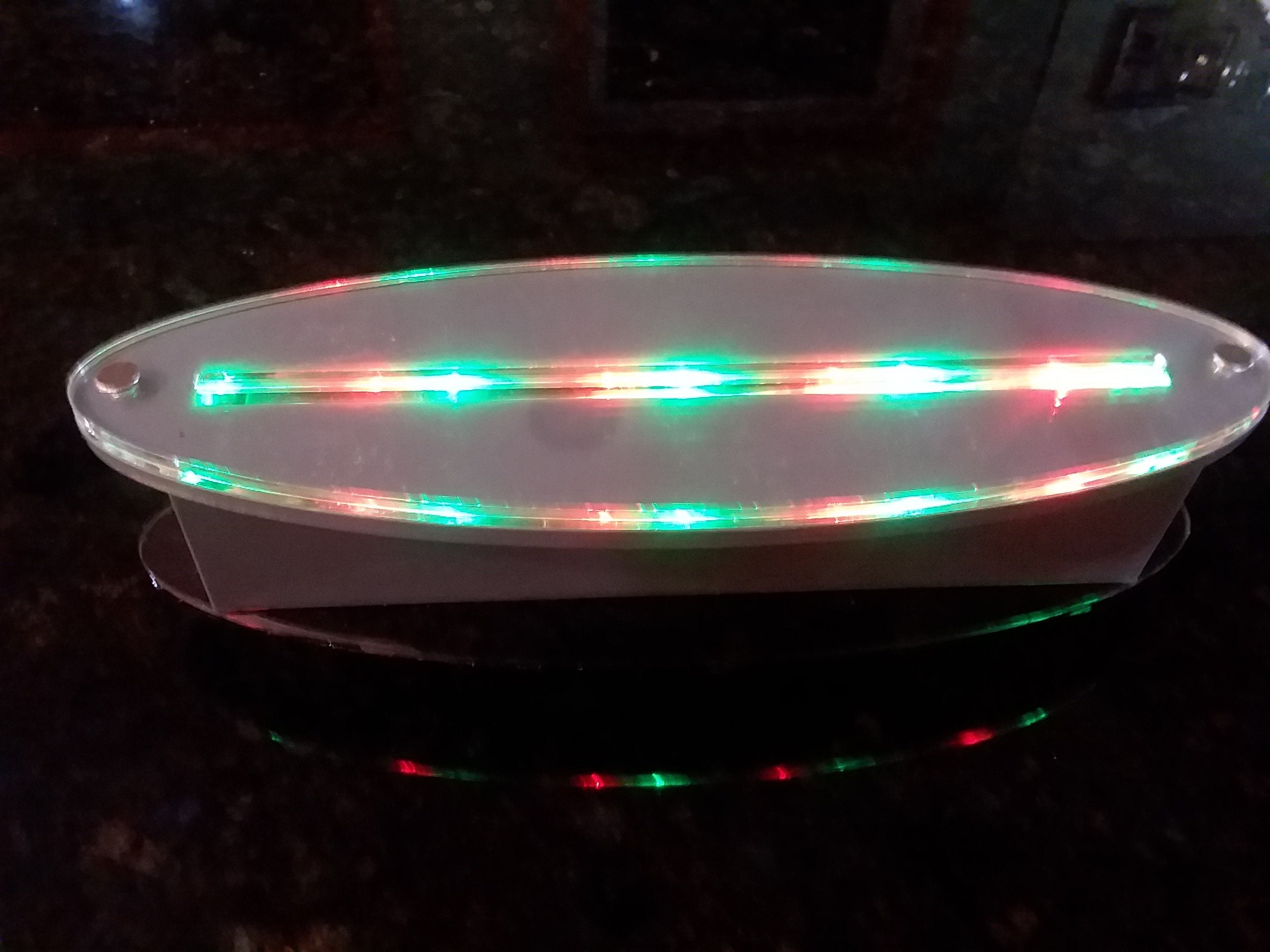 Personalized LED Desk Table Sign 8 X 8 Special Event Cake Topper ...