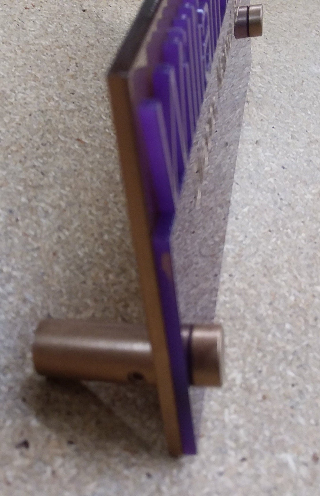 Personalized Acrylic Glass NAME PLATE BAR Desk Upscale Standoffs - Etsy